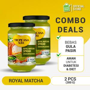 Promo Twin Pack - Tropicana Slim Royal Matcha Spread 300g - Selai ...
