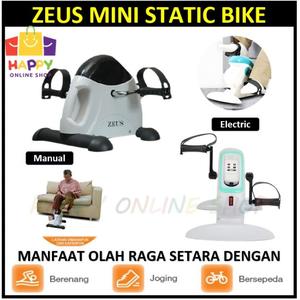 Promo Zeus Mini Exercise Bike Static Electric Sepeda Terapi Statis ...