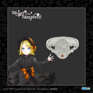 Jual Hatsune Miku The banquet of the vampires Kagamine Rin Signet Ring ...