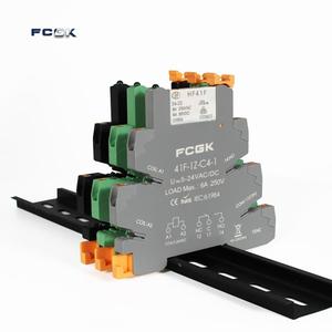 Jual Din Rail Slim Relay Module 41F-1Z-C4-1 Integrated PCB Mount Power ...