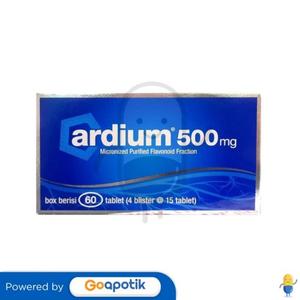 Promo ARDIUM 500 MG BOX 60 TABLET Cicil 0% 3x - Jakarta Barat - Apotek ...