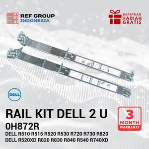 Jual Rail kit Dell 2U 0H872R Dell R510 R515 R520 R530 R720 R730 R820 ...