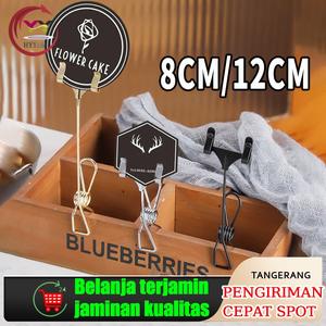 Jual Food Tag Stand Logam Menu Stand Display Table Number Stand Price ...