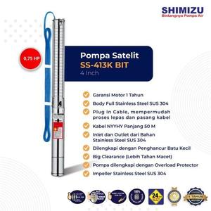 Jual Mesin Pompa Celup Submersible Stainless 4 Inch 0.75HP Shimizu SS ...