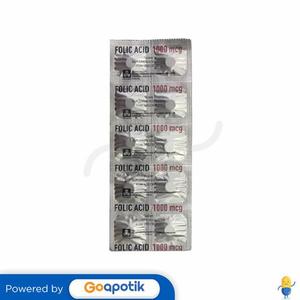 Jual FOLIC ACID PROMED 1000 MCG STRIP 10 TABLET - Kota Tangerang ...