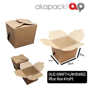 Jual Sini! Rice Box Kraft / Dus Kraft+Laminasi / Box Makanan Belum ...