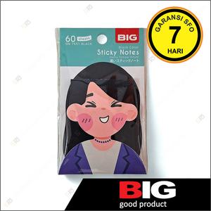 Jual Sticky Notes Hitam Big 76 x 51 mm - Memo Stick Black - SFO ...