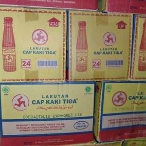 Jual New Larutan Penyegar Cap Kaki Tiga Kemasan Botol 500 Ml 1 Dus Isi 24 - Kota Tangerang ...