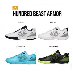 Jual Sepatu Badminton HUNDRED BEAST ARMOR 100% ORIGINAL HUNDRED - White ...