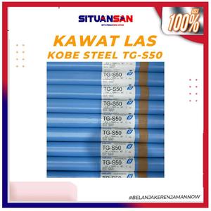 Jual NEW SERIES KAWAT LAS TIG ARGON TGS 50 2,4MM WELDING ELECTRODE TGS-50 5KG KOBELCO ORIGINAL ...