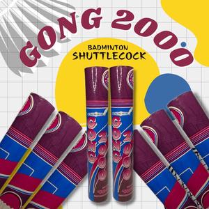 Jual Shuttle Cock Badminton Gong 2000 Biru 100% Original Produk PBSI by ...
