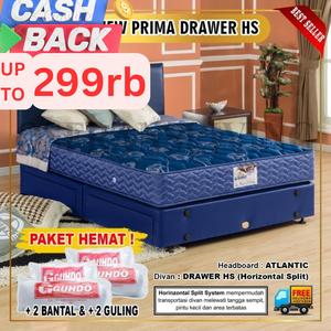 Jual Guhdo New Prima Drawer HS 140 x 200 - Fullset Atlantic Style - - Jakarta Selatan ...