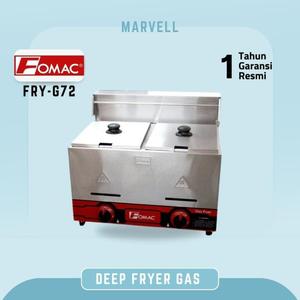 Jual Deep Fryer Gas Penggorengan Gas Fomac Fry-G72 Double Tank ...