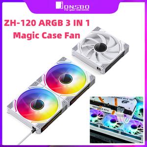 Jual JONSBO ZH-120 ARGB 3 IN 1 Case Fan Thousand Layer Mirror Light ...