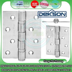 Jual Hinges Ensel Kupu Kupu Deluxe Hinge Ess Dl 4x3x3mm 2bb Sss Dekkson Dekson Engsel Pintu ...