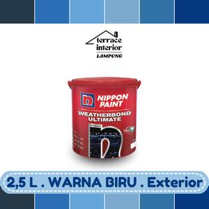 Jual Cat Tembok Nippon Paint Ultimate Warna Blue 2.5 L - Kind Sky ...