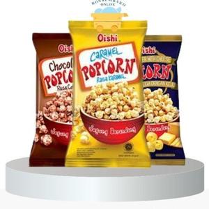 Jual POPCORN OISHI 20gr KARAMEL COKELAT MENTEGA BELGIA KEJU SNACK ...