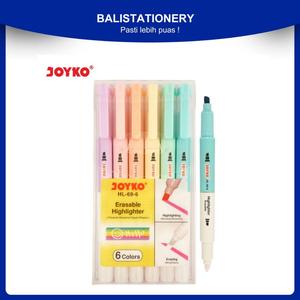 Promo Erasable Highlighter Penanda Dapat Dihapus Joyko HL-69-6 - Kota ...