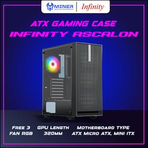 Promo Casing PC Gaming Infinity ASCALON - ATX Gaming Case Tempered ...
