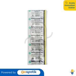 Jual PAPAVERIN HCL NOVAPHARIN 40 MG STRIP 10 TABLET - Kab. Malang ...