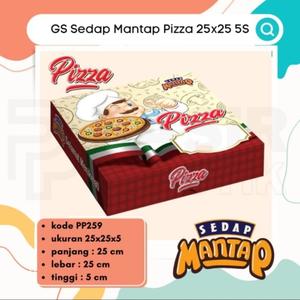 Jual Dus Pizza Sedap Mantap 25 / 25X25X5 Kemasan Snack Packaging - Jakarta Barat - indah gorden ...