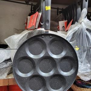 Jual cetakkan serabi teflon gagang 7 lubang / cetak kue telfon 7 lubang ...