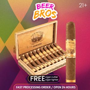Promo AJ Fernandez New World Dorado Robusto [ Box of 10 Sticks ...