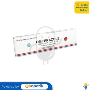 Jual OMEPRAZOLE NOVAPHARIN 20 MG BOX 100 KAPSUL - Kota Bekasi - Apotek ...
