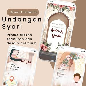 Jual Undangan digital Pernikahan digital Website Tema Premium Mewah dan ...