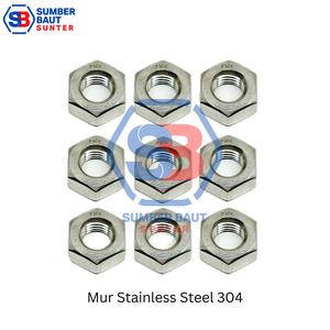 Jual M16 x 2.00 Mur Stainless Steel SUS 304 Nut Only Hex 16 mm Anti Karat - Jakarta Utara ...