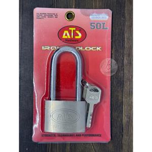 Jual Gembok Nekel ATS 50mm PANJANG / Iron Padlock ATS 50mm PANJANG ...