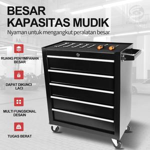 Jual Trolley 5 Drawer Susun Laci +32pcs Tool Kit Set Car Reapair Alat ...