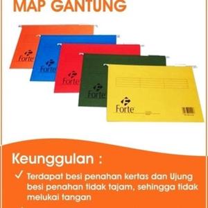 Jual Map Gantung Forte / Hanging Map/ Hang Map Folio Forte (50 pcs ...