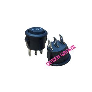 Jual Saklar Bulat Hitam Kecil On-Off-On 3Pin/Saklar Bulat Kecil On-Off ...