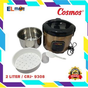 Jual Magic Com Cosmos 2 Liter Stenlis CRJ 9308 - CRJ9308 2L Rice Cooker ...
