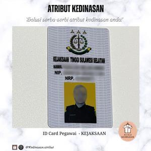Jual ID Card Custom - Penang ID Card Kejaksaan - ID Card - Kota ...