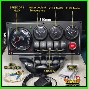 Jual Speedometer universal Analog classic gauge Speedometer panel ...