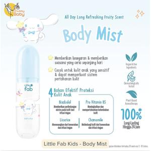 Jual Little Fab Kids - Body Mist | Limited Edition Kuromi & Cinnamoroll ...