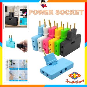 Jual Sms 3In1 Power Socket Extension Plug Lipat Tambahan Lubang Stop ...