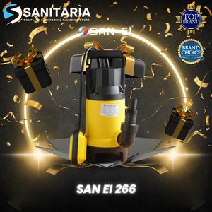 Jual Pompa Celup San Ei SE 266, standar tinggi 250 Watt, kapasitas 10. ...