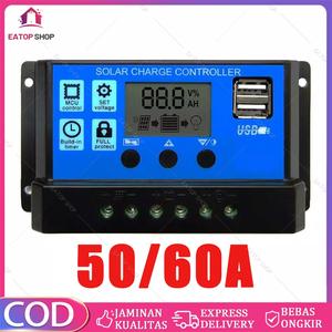Jual BEST SELLER Solar Charge Controller LCD LED Display Solar PWM 12V/24V 10A 20A 30A 40A 50A ...