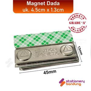 Jual Magnet Magnit Caution Magnetic Neodymium Papan Nama Dada Name Tag ...