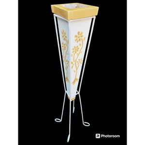 Jual Ready vas standing besi dan kerucut kayu partikel tinggi 75 / pot ...