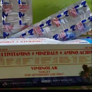 Jual viminolak vitamin obat ayam tarung doping tenaga mineral 10 tablet ...