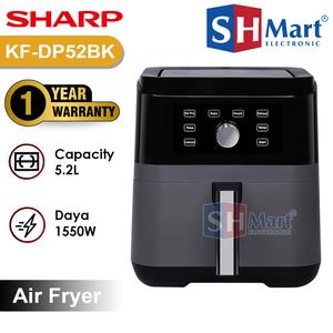 Promo Air Fryer Sharp 5,2 Liter KF-DP52BK Rapid Air System Garansi Resmi Cicil 0% 3x - Kota ...
