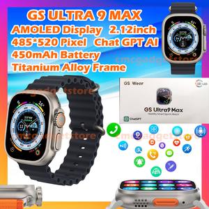 Jual GS ULTRA 9 MAX Smartwatch Ultra AMOLED Display 2.12 inch Chat GPT ...