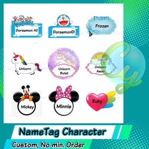 Jual (Cy) Name Tag Papan Nama Anak Character - Kab. Bekasi - Siswa ...