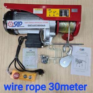 Jual PTR mini electric hoist elektrik 1000kg wire electric hoist 1000 ...