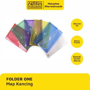 Jual TERMURAH MAP KANCING 1 FOLDER ONE UKURAN F4 (12 PCS) - Kota ...