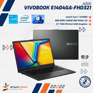 Promo ASUS Vivobook Go 14 E1404GA-FHD321 Core i3-N305 8GB 256GB 14" W11 ...